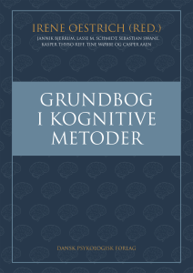 Grundbog i kognitive metoder - Dansk Psykologisk Forlag